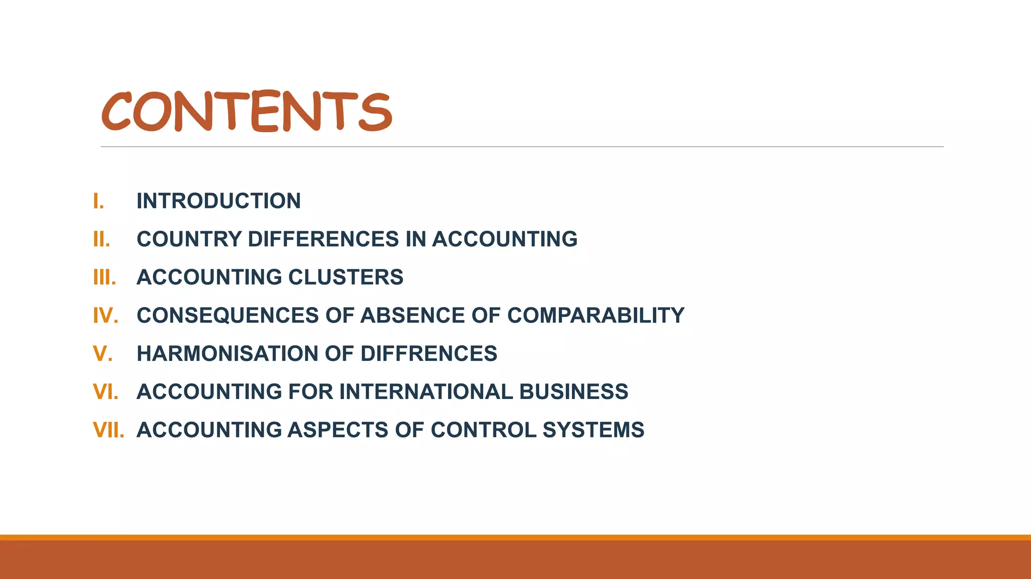 International accounting | PPTX | Business Accounting & Finance | Business