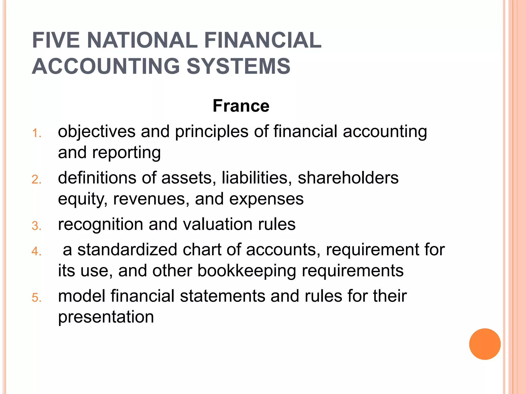 International accounting comparative accounting Europe (ch3) | PPTX