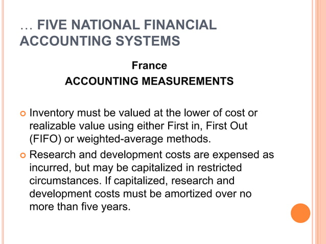 International accounting comparative accounting Europe (ch3) | PPTX