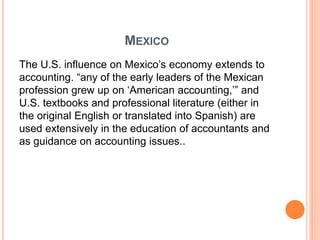 International accounting: Comparative accounting the americas and asia ...