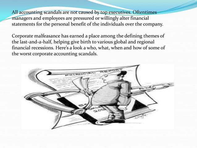 International accounting scandals | PPTX