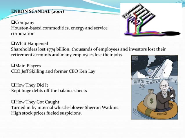 International accounting scandals | PPTX