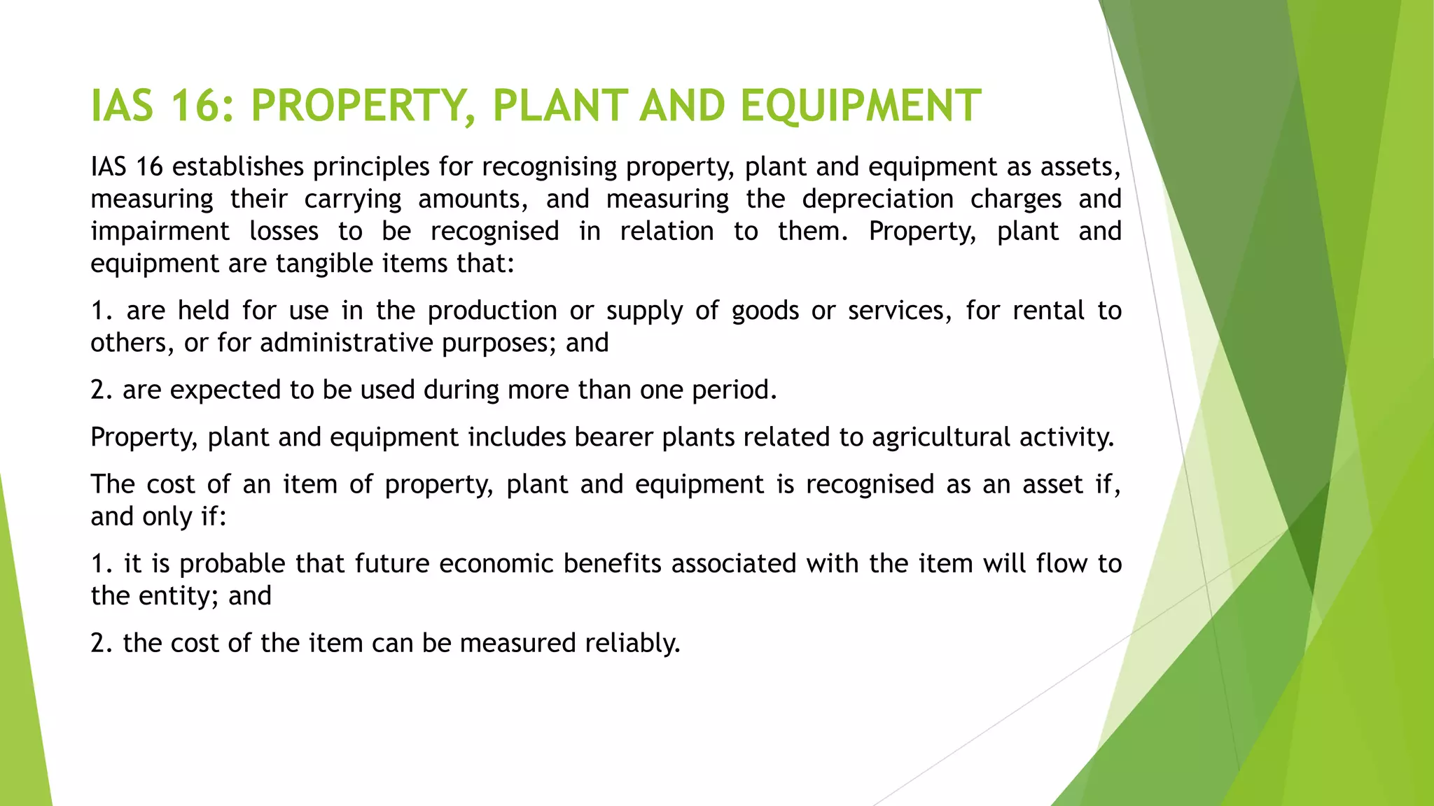 International accounting standard (ias) | PPTX