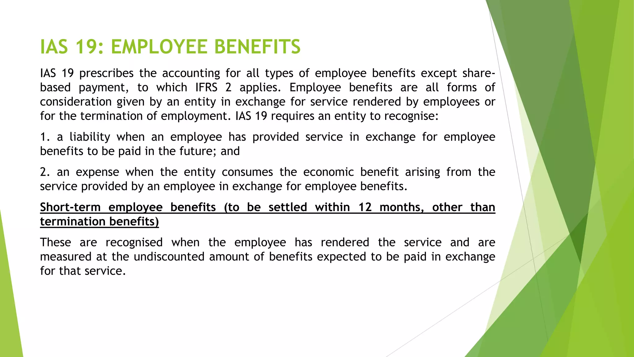 International accounting standard (ias) | PPTX