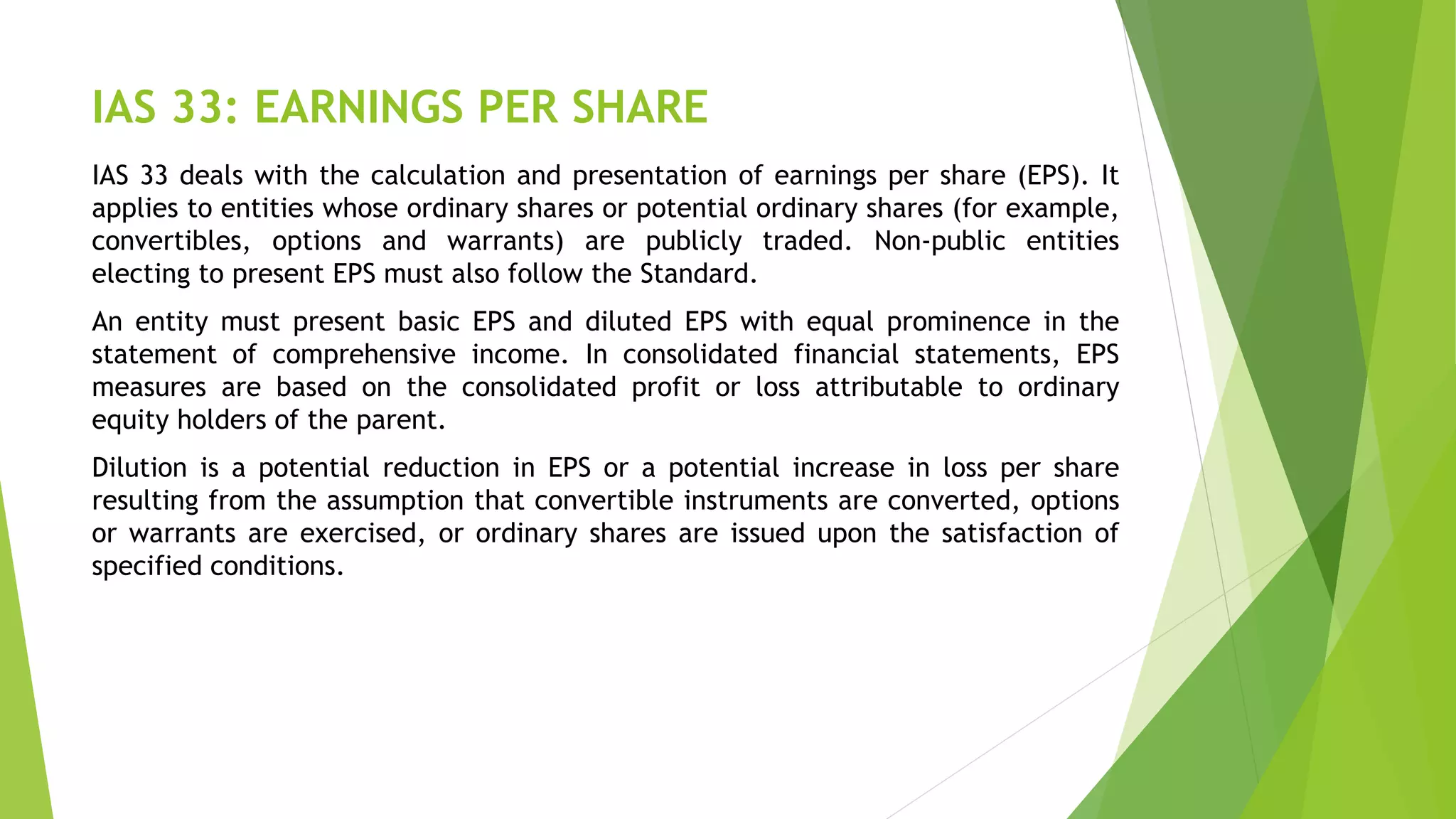 International accounting standard (ias) | PPTX