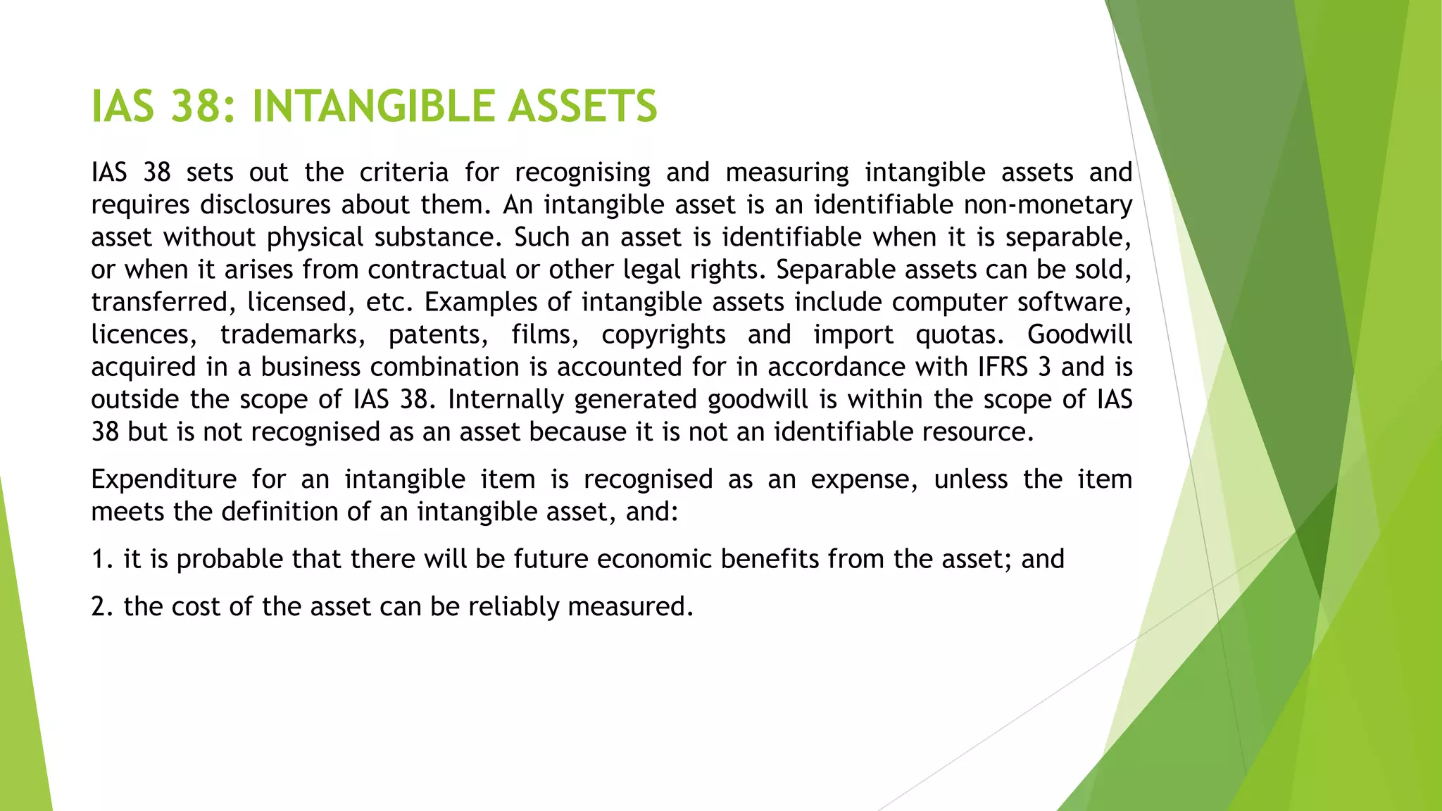 International accounting standard (ias) | PPTX