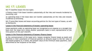International accounting standard (ias) | PPTX