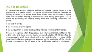 International accounting standard (ias) | PPTX