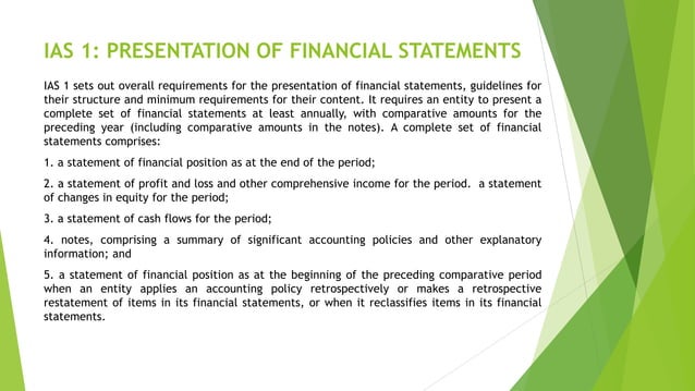 International accounting standard (ias) | PPTX
