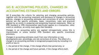 International accounting standard (ias) | PPTX