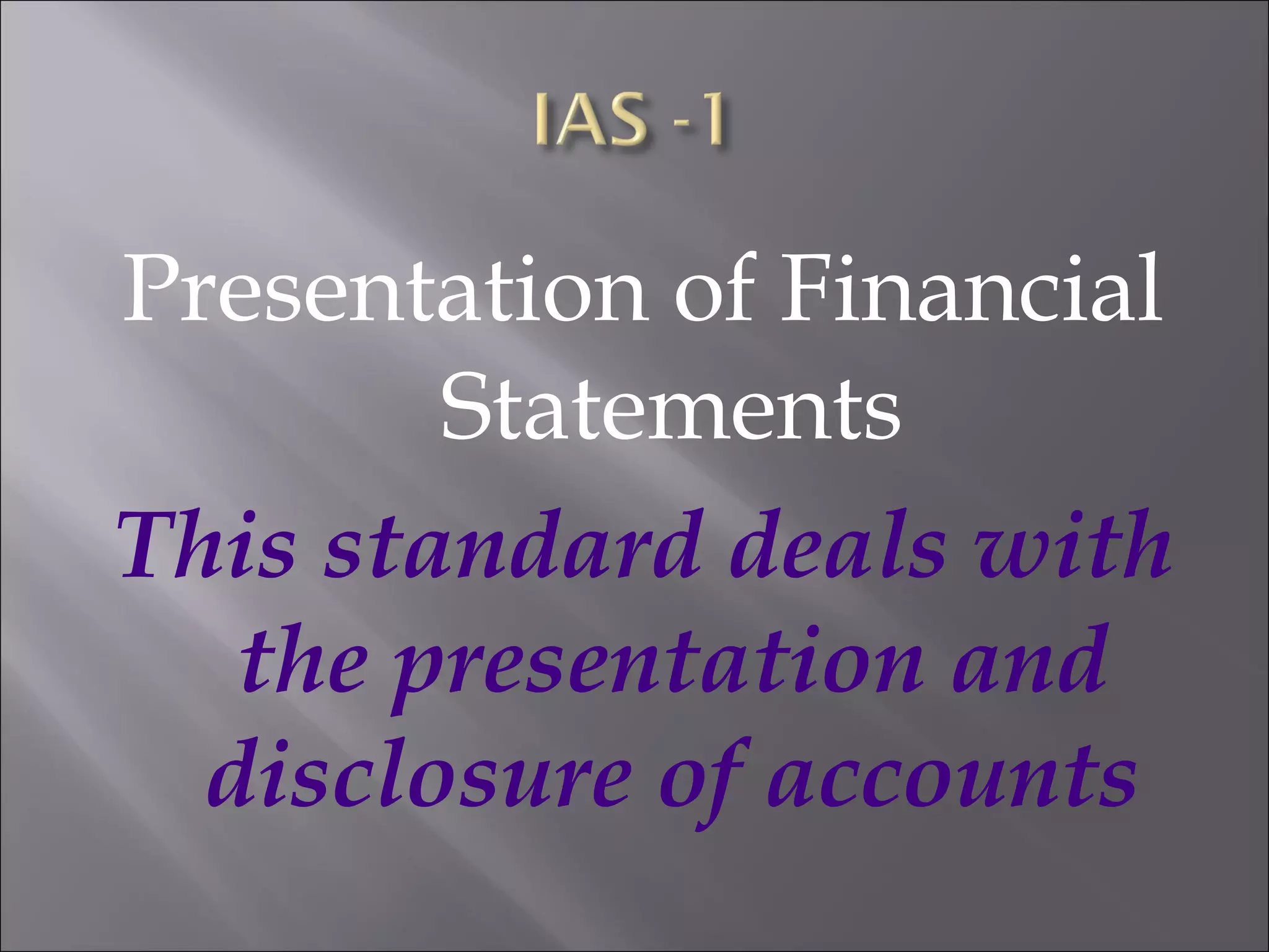 International accounting standards ias intro | PPT
