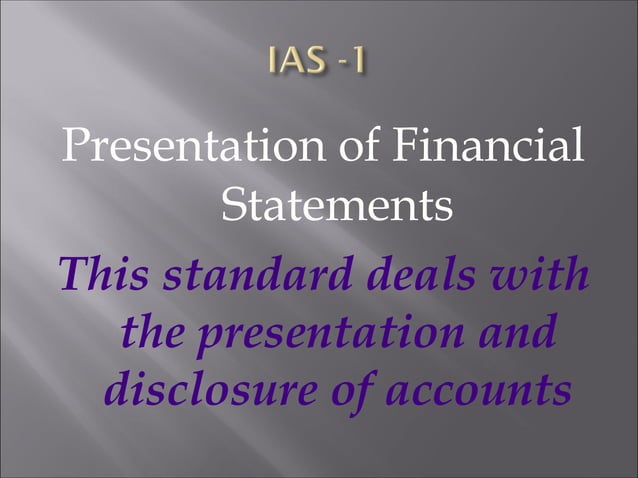 International accounting standards ias intro | PPT | Stocks and Bonds ...