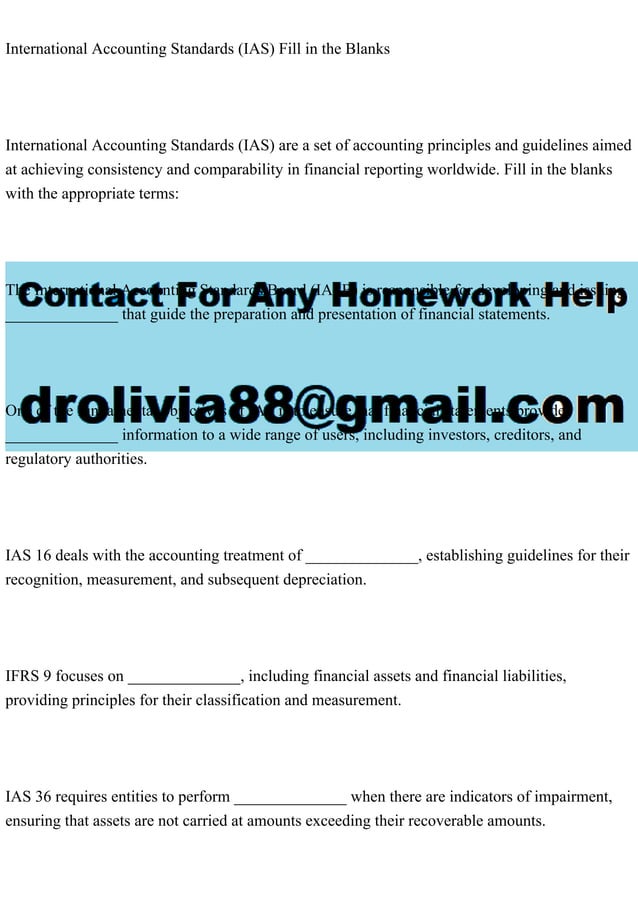 International Accounting Standards (IAS) Fill in the BlanksI.pdf