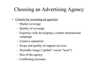 International Advertising | PPT
