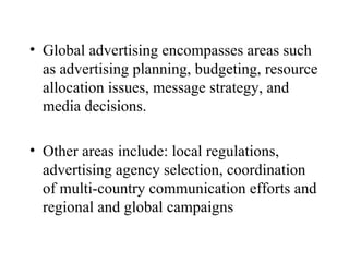International Advertising | PPT