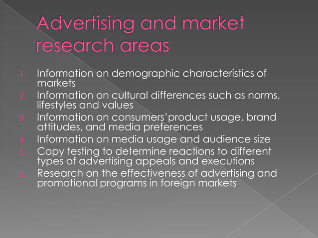 International advertising and promotions | PPTX
