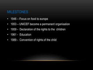 International agencies of child welfare | PPT