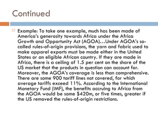 International Aid | PPT