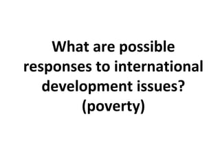 International aid | PPT