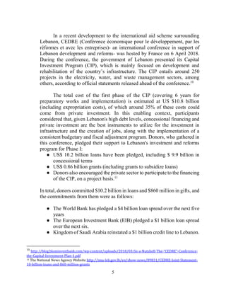 International aid flows to lebanon(cipe) | PDF