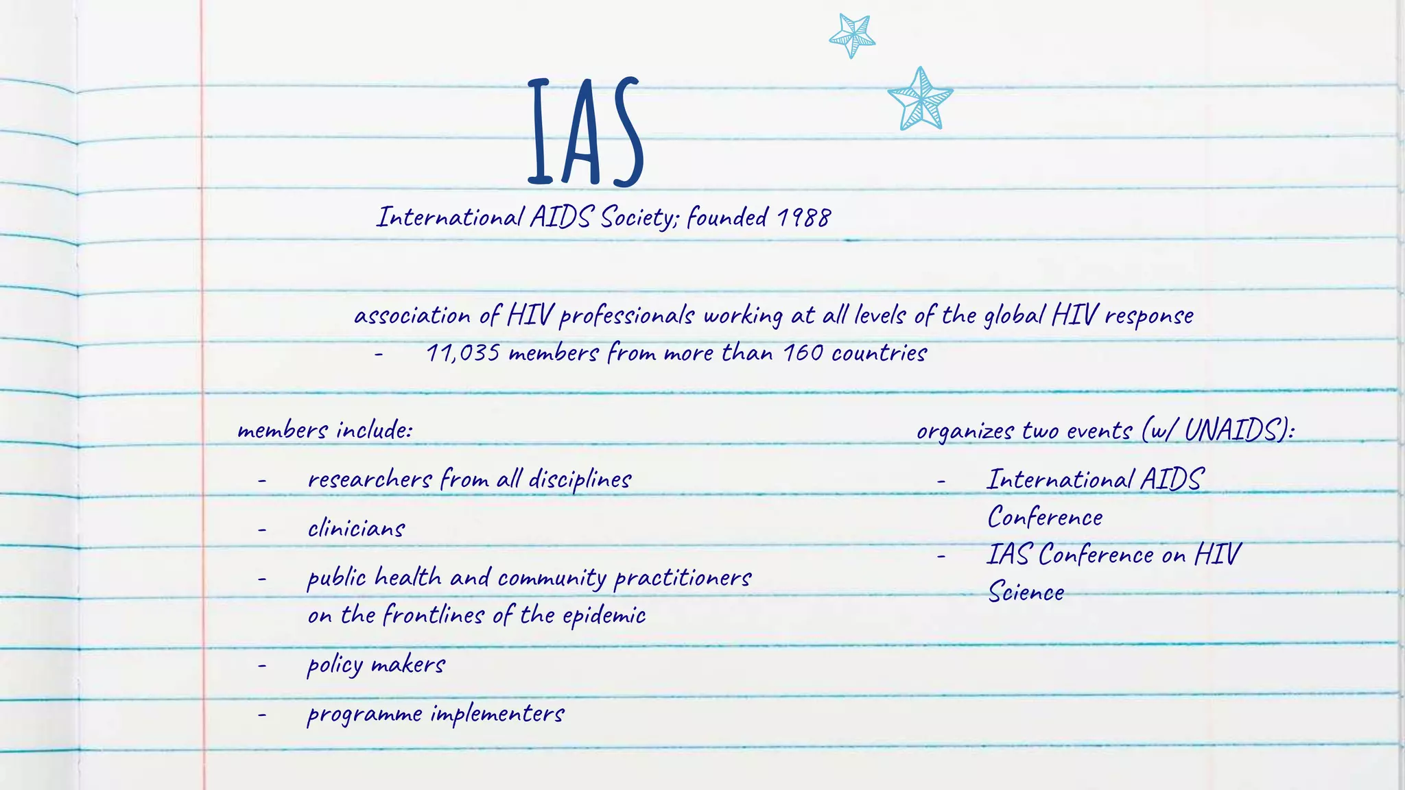 International AIDS Conference | PPTX | Sexual Health | Diseases and ...