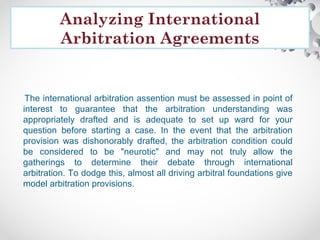 International Arbitration Overview | PPT