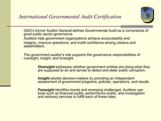 International audit certification | PPT