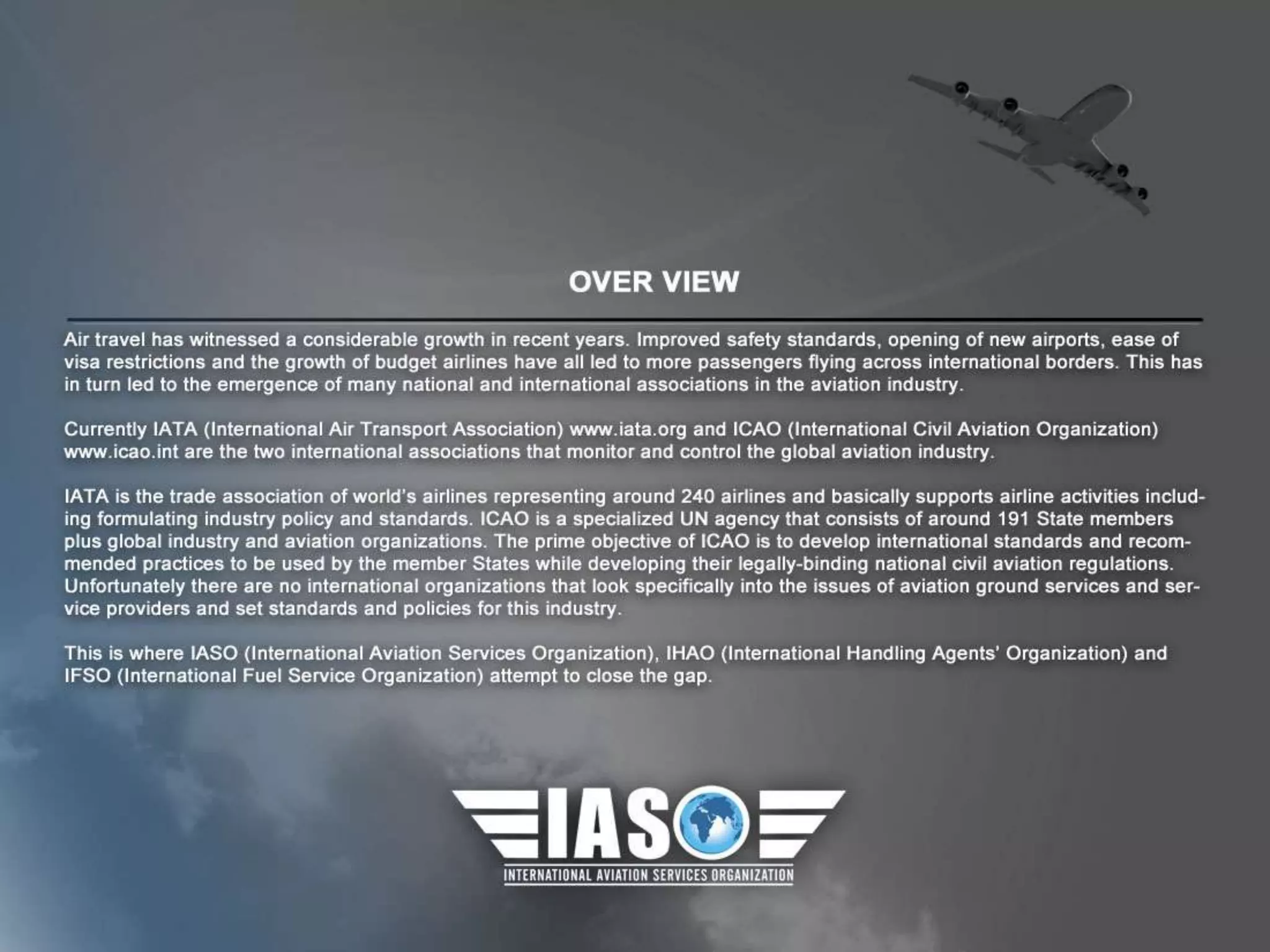 International aviation services organization (iaso) | PPT