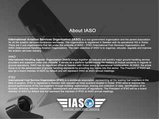 International aviation services organization (iaso) | PPTX