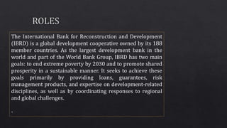 International bank for reconstruction & development vanessa | PPTX