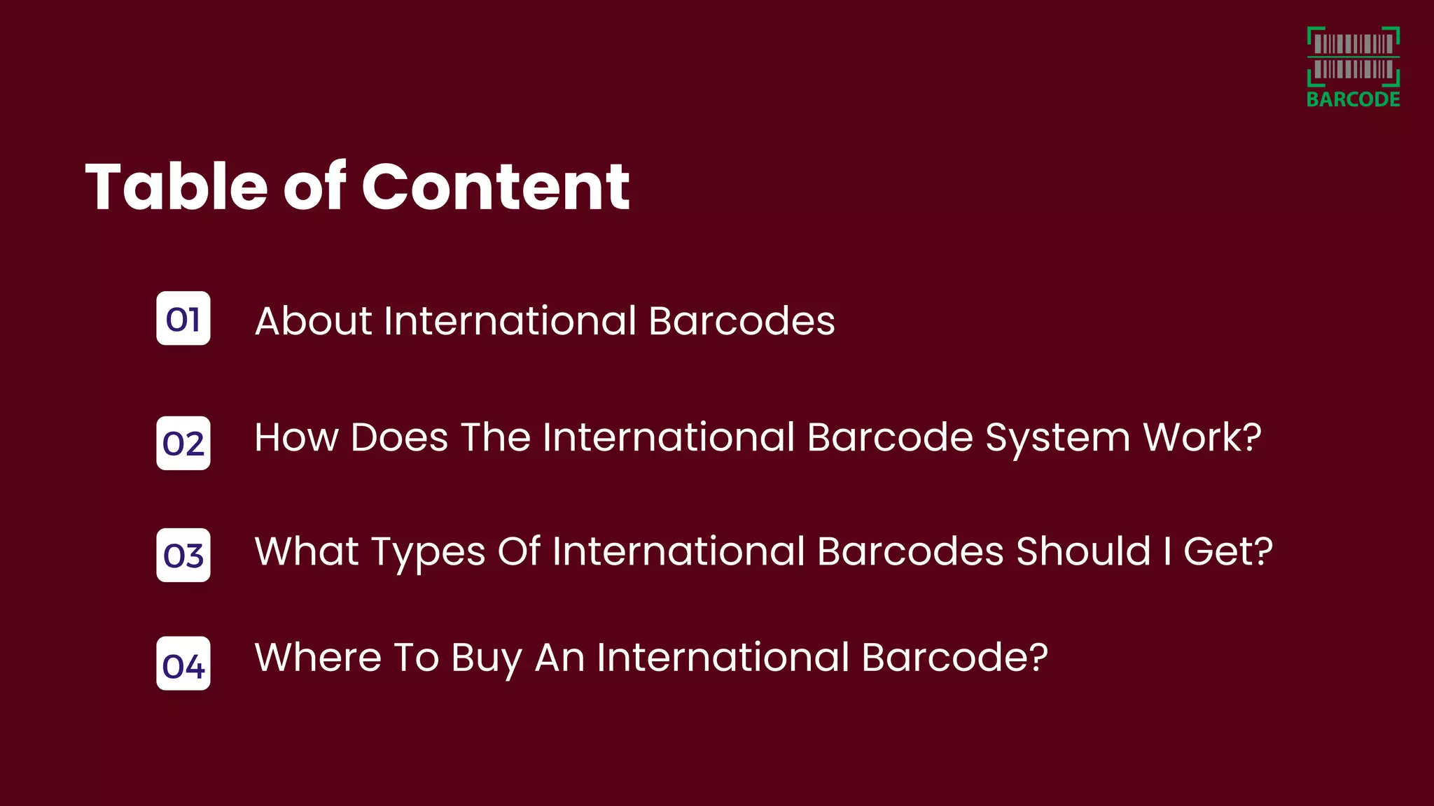 International Barcodes Knowledge You Should Understand | PDF ...