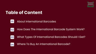 International Barcodes Knowledge You Should Understand | PDF