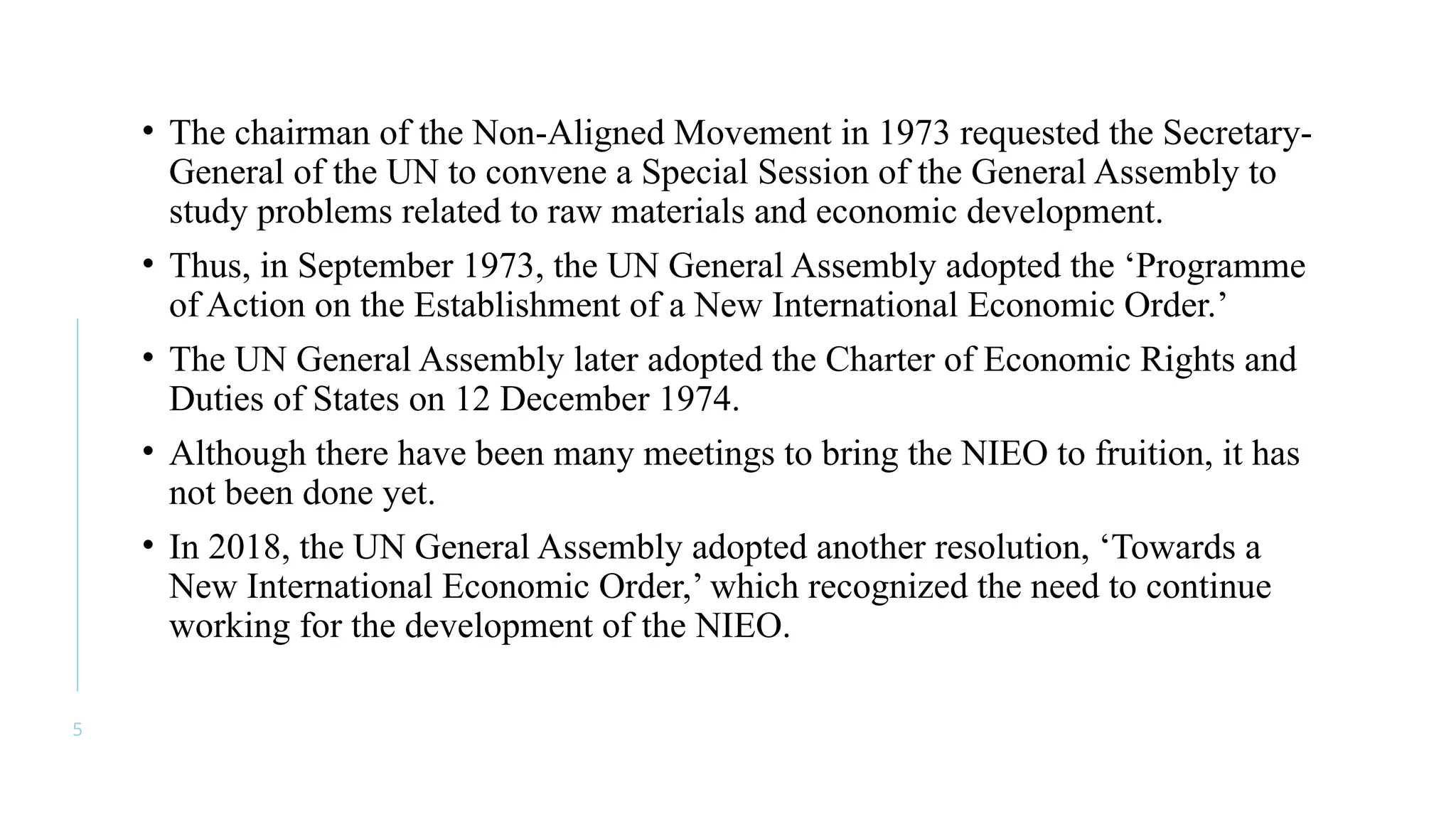 New International Economic Order - Bhuvanya | PPTX