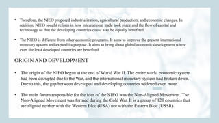 New International Economic Order - Bhuvanya | PPTX