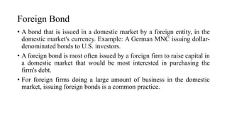 International bond market | PPTX