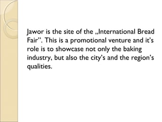 International bread fair in jawor | PPT
