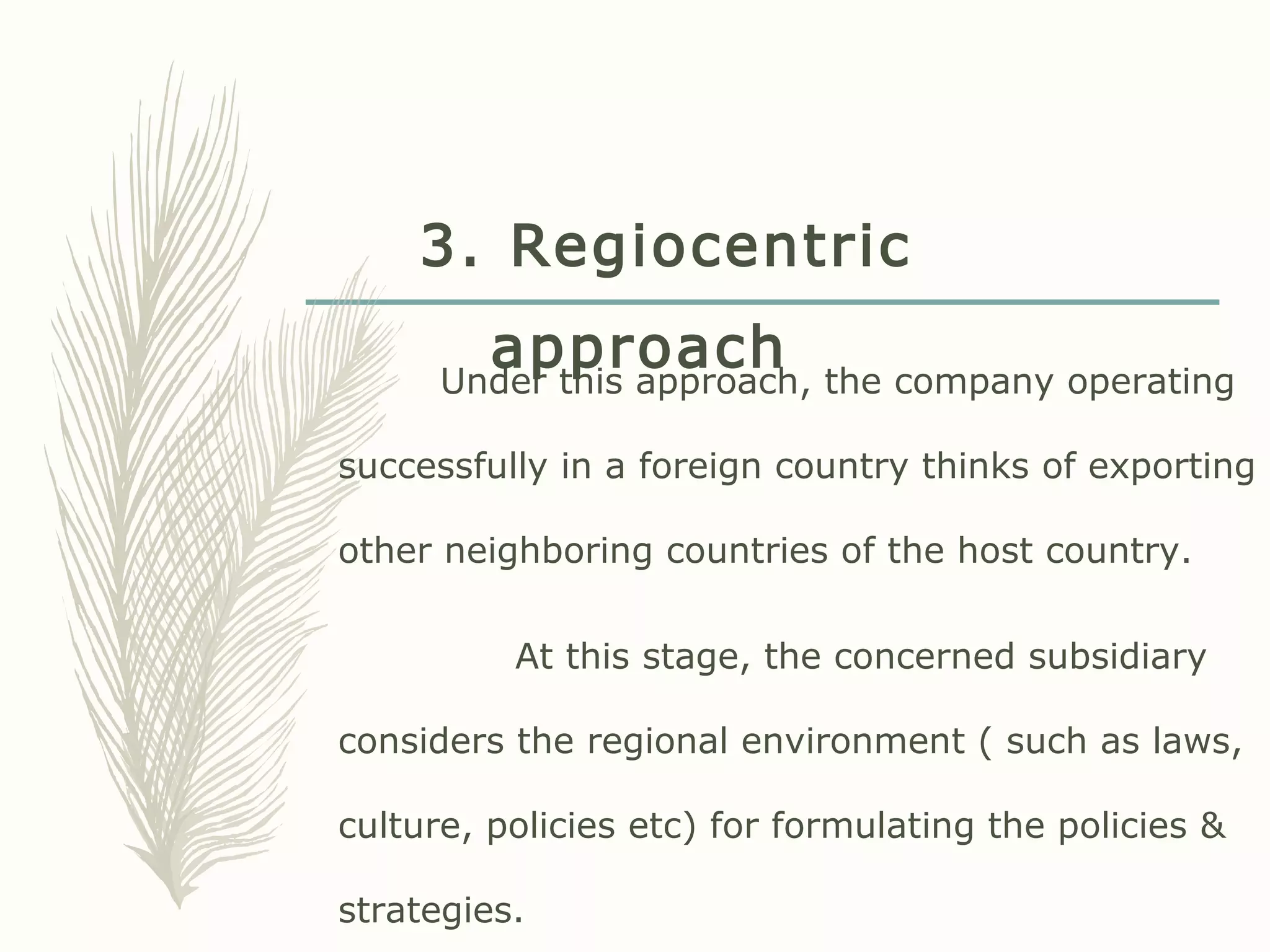 International busines approaches | PPT