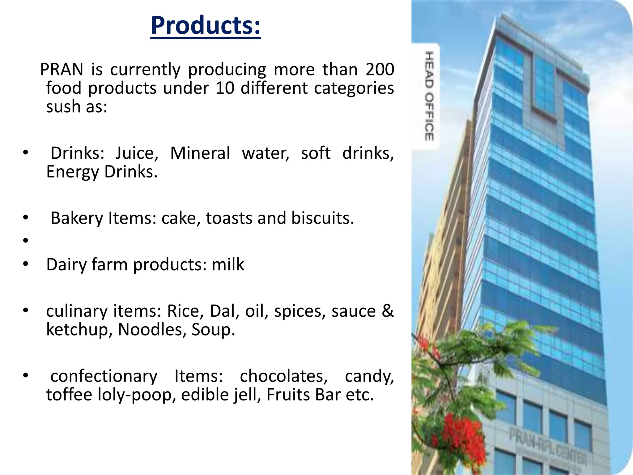 Entry modes of Pran RFL company into oversease market | PPT