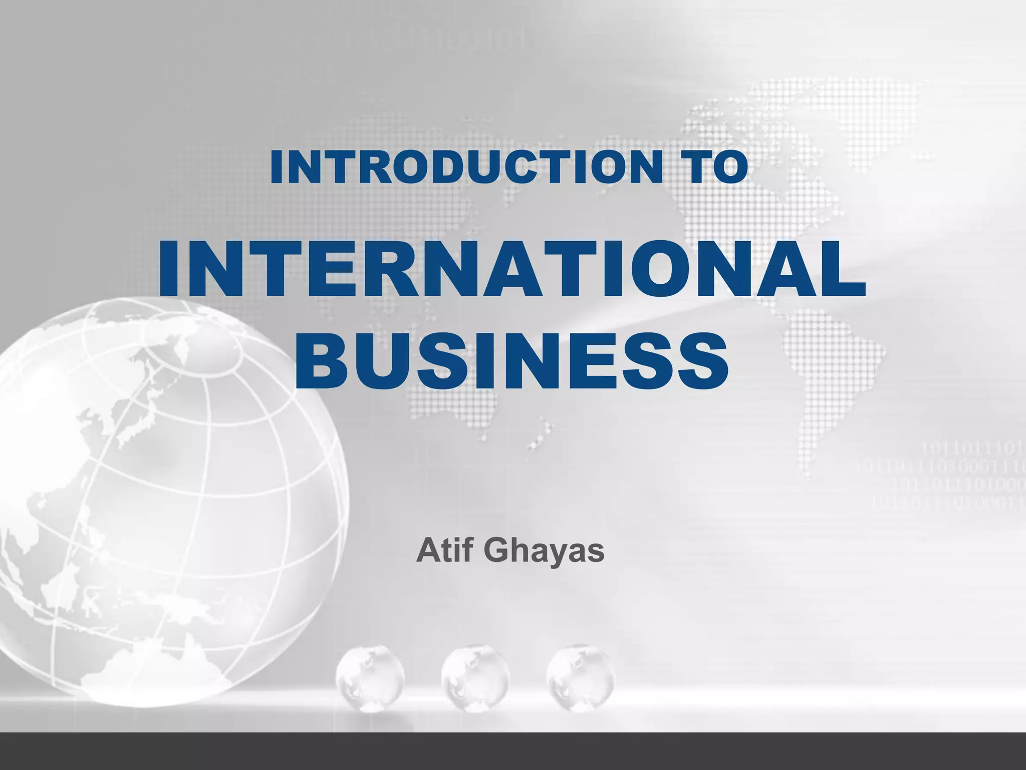 International Business | PPTX