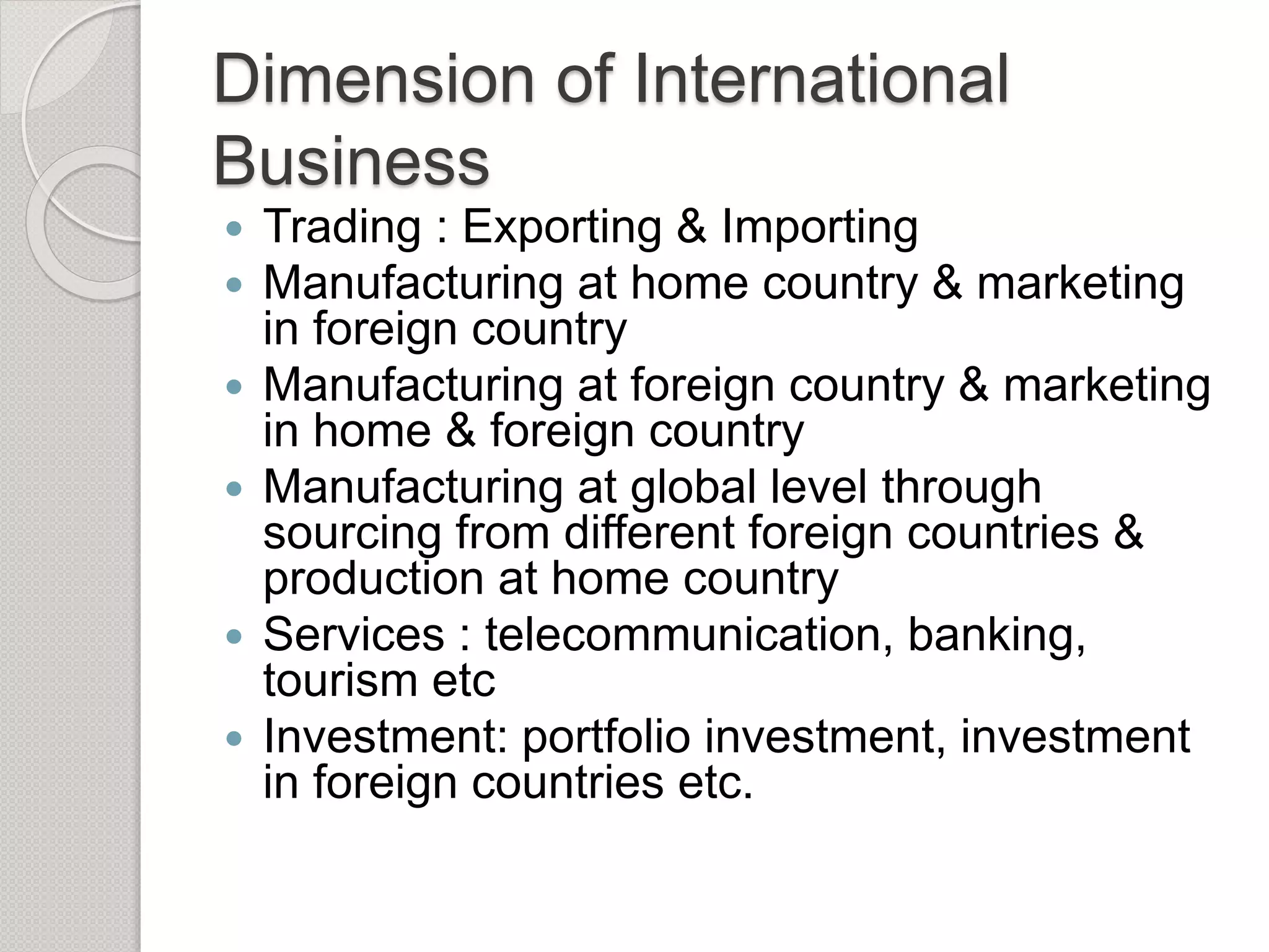 International business | PPT