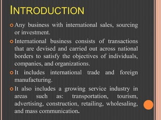 International business | PPTX