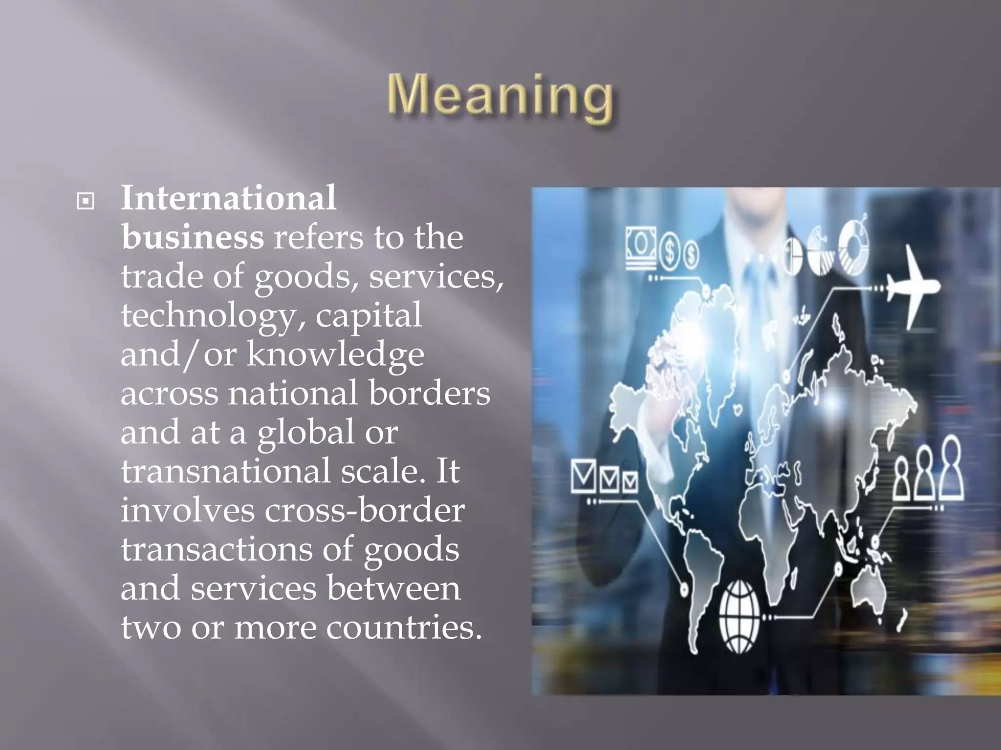 International business | PPTX