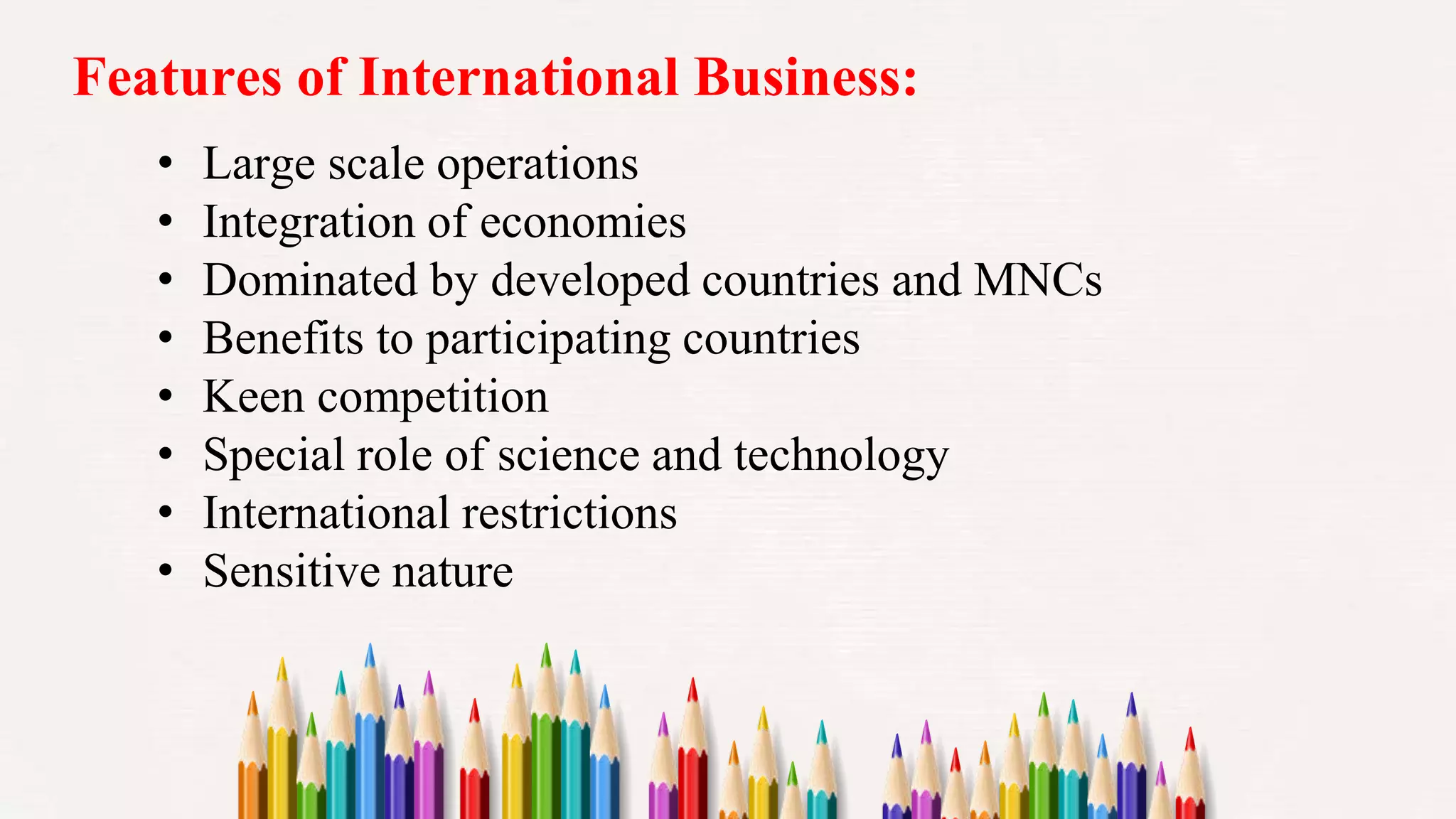 International business | PPTX