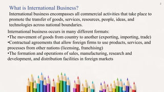 International business | PPT