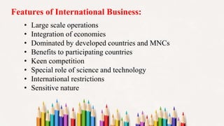 International business | PPT