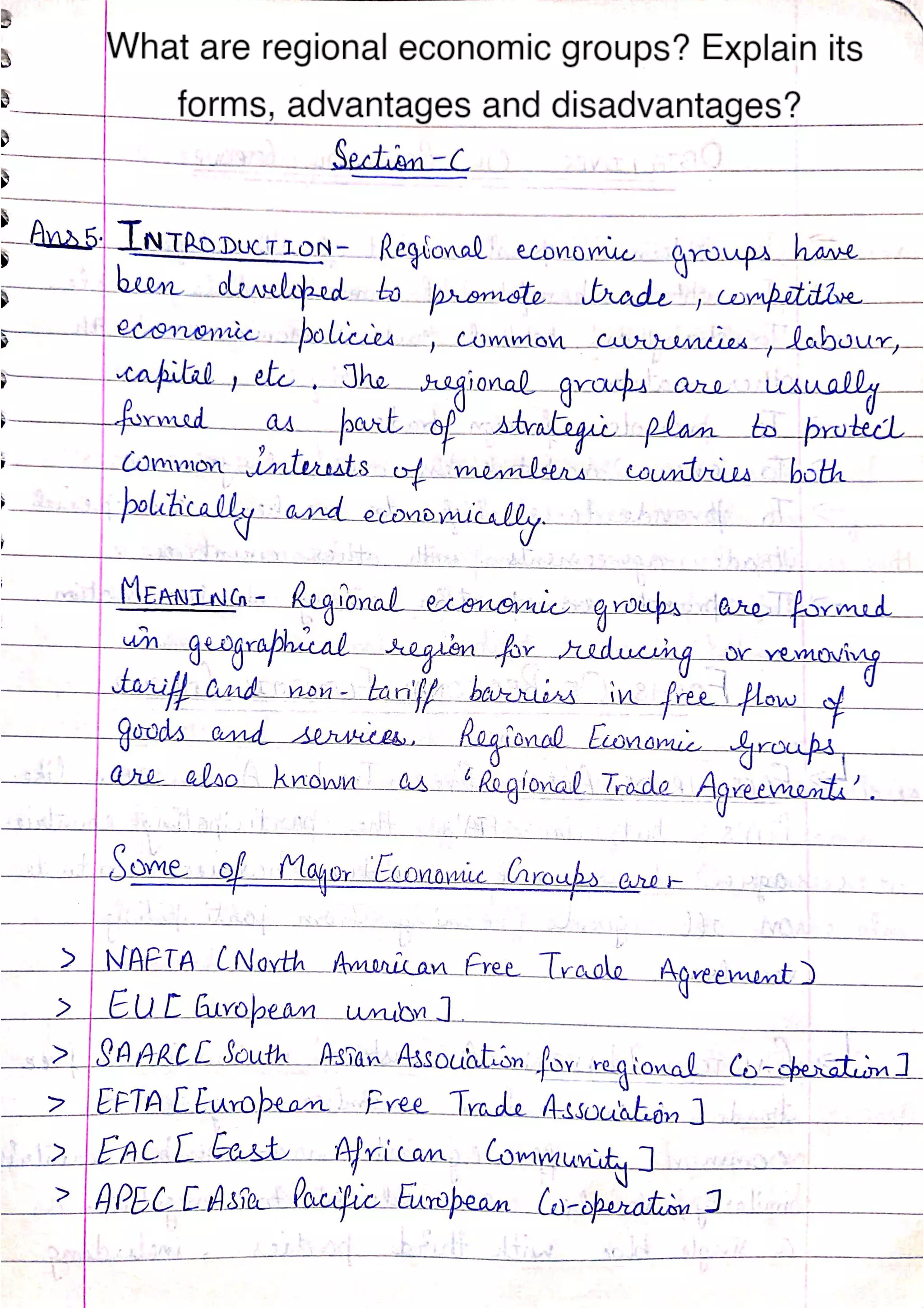 International business | Hand Written Notes | B.com | by Ritish bedi # ...