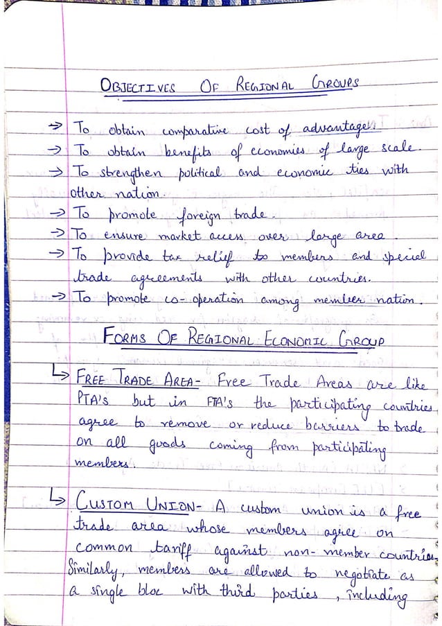 International business | Hand Written Notes | B.com | by Ritish bedi # ...