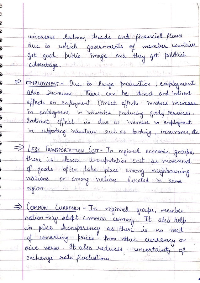 International business | Hand Written Notes | B.com | by Ritish bedi # ...