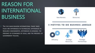 international business ppt class 11 commerce | PPTX