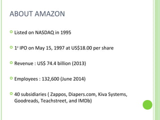 International business - Amazon | PPT